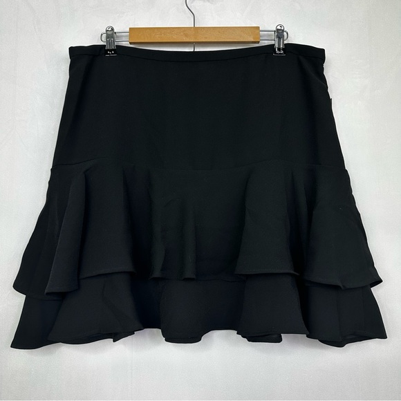 Lauren Ralph Lauren | Skirts | Lauren Ralph Lauren Ruffle Mini Skirt ...